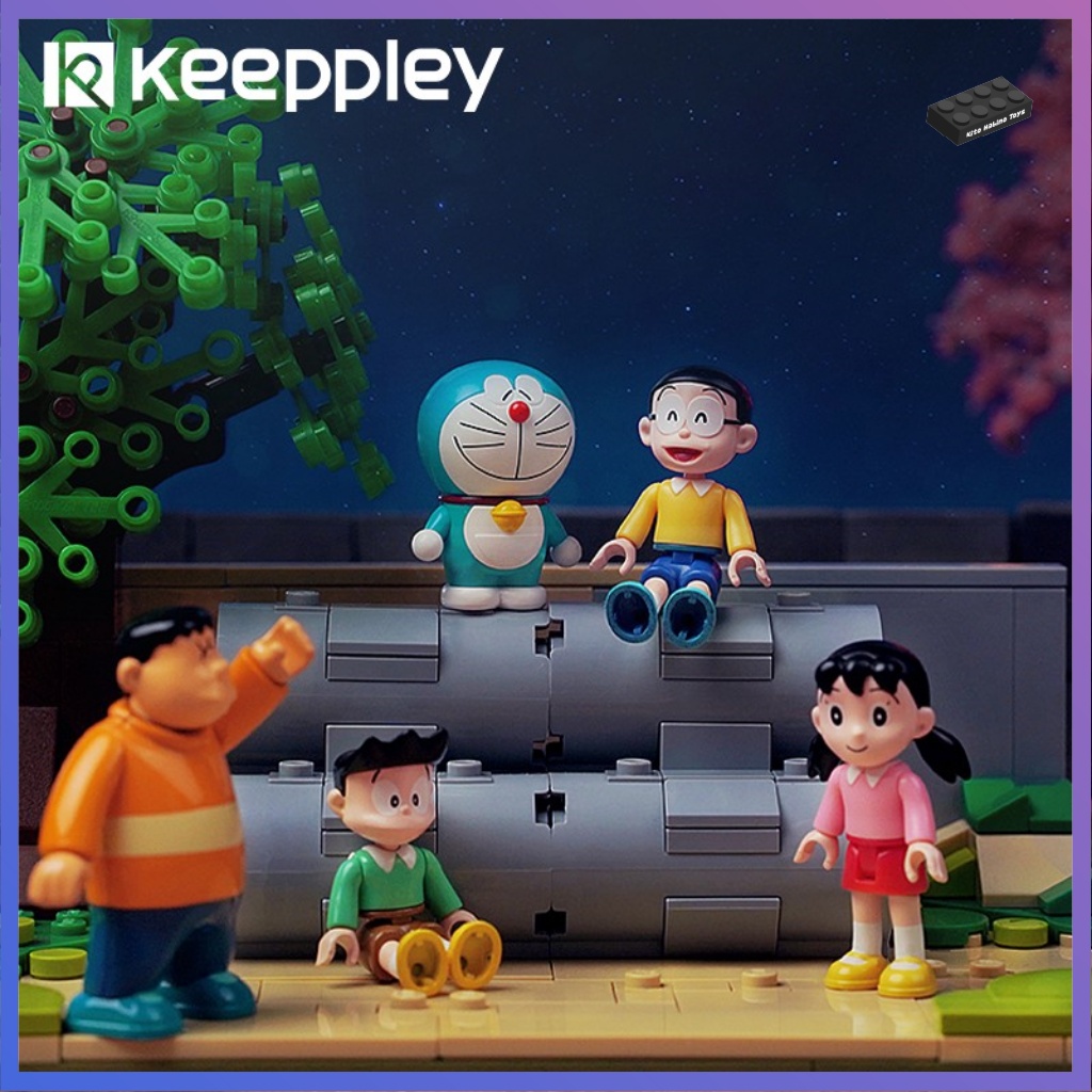 Bộ Lắp Ghép Đồ Chơi Lego Doremon Qman Keeppley 20409 Bộ Sân Chơi Nobita ...