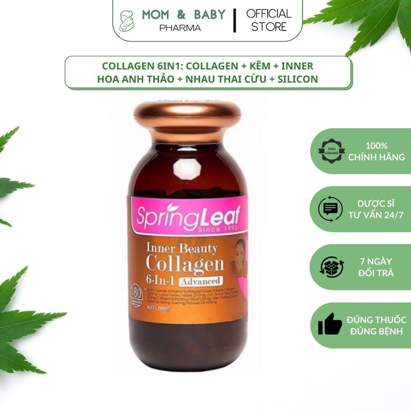 [Chuẩn Úc] Viên Uống Đẹp Da,Chống Lão Hóa Collagen SpringLeaf Inner ...