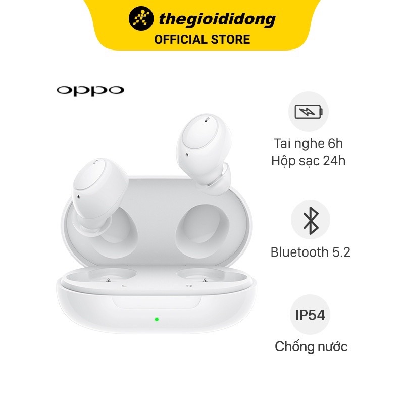 Tai nghe bluetooth TWS Oppo Enco Buds trắng | Shopee Việt Nam