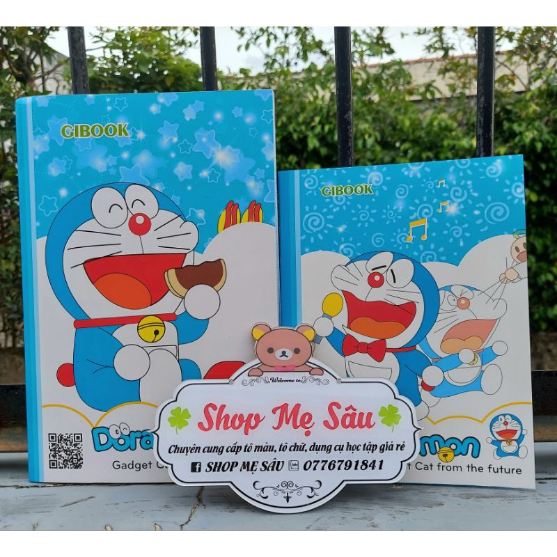 Tập học sinh, tập sinh viên hình Doremon GIBOOK ⚡ CỰC HOT ⚡ Vở ghi ôli và kẻ ngang phù hợp cho ...