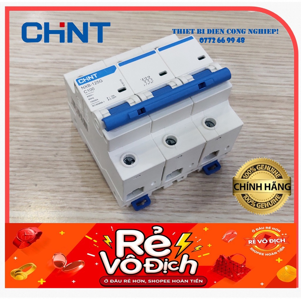 MCB 3 pha 80A~125A NXB-125G Chint | Shopee Việt Nam
