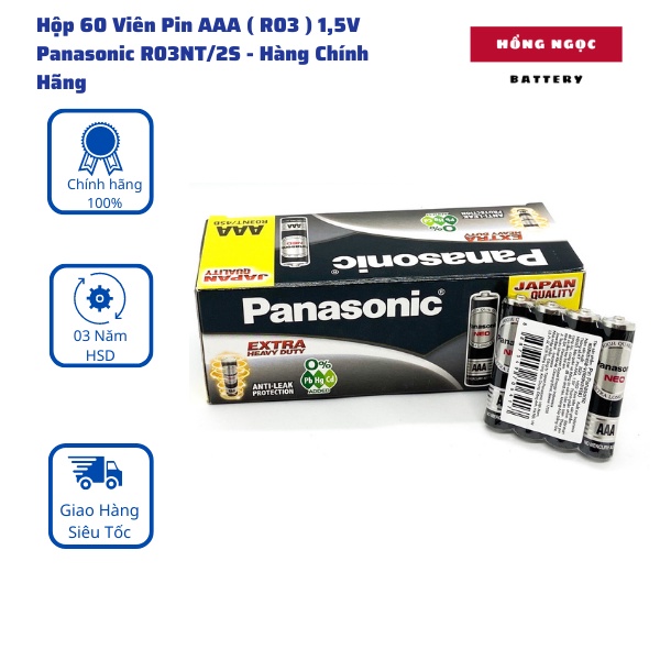 Hộp Pin AAA 1,5V ( R03 , LR03 ) Panasonic NEO R03NT/2S Hàng Chính Hãng ...