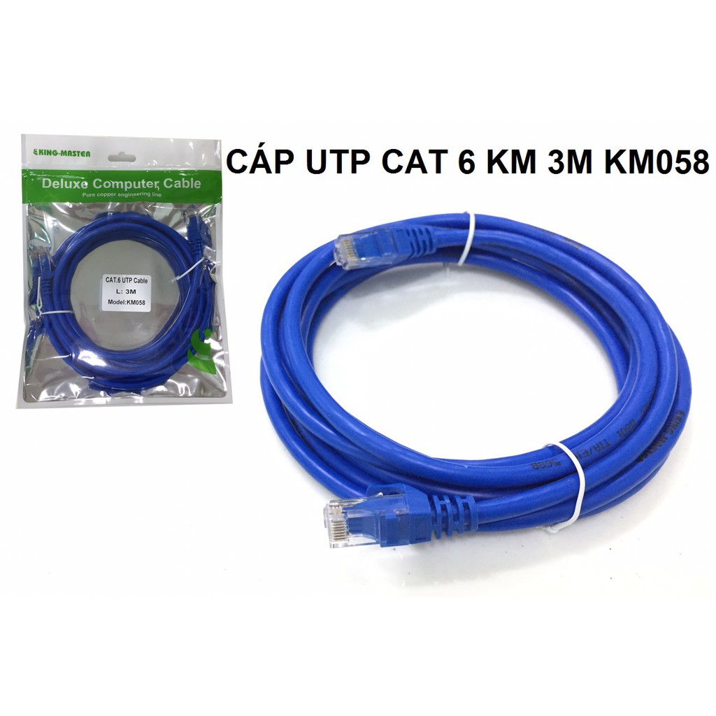 CÁP UTP CAT 6 KM 3M KM058 | Shopee Việt Nam