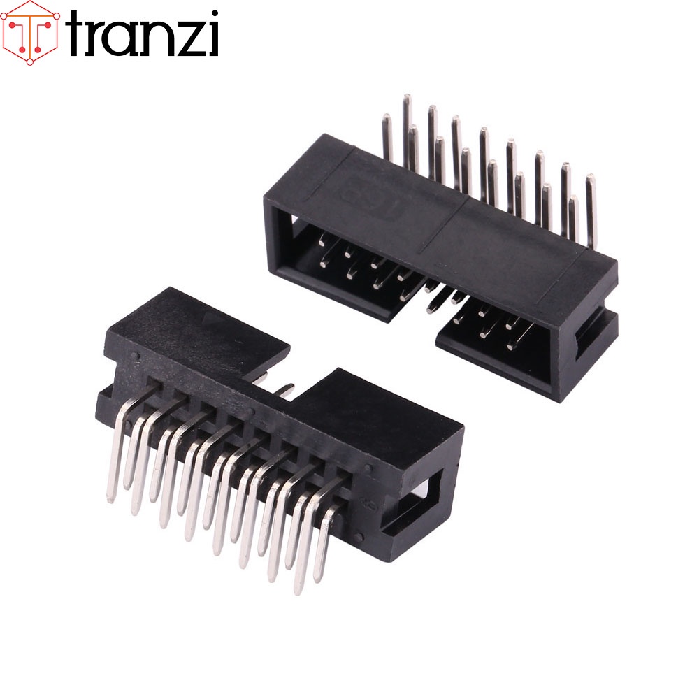 Giắc cắm header 2.54mm IDE IDC DC3 2x8P chân cắm cong đen - túi 10 cái | Shopee Việt Nam