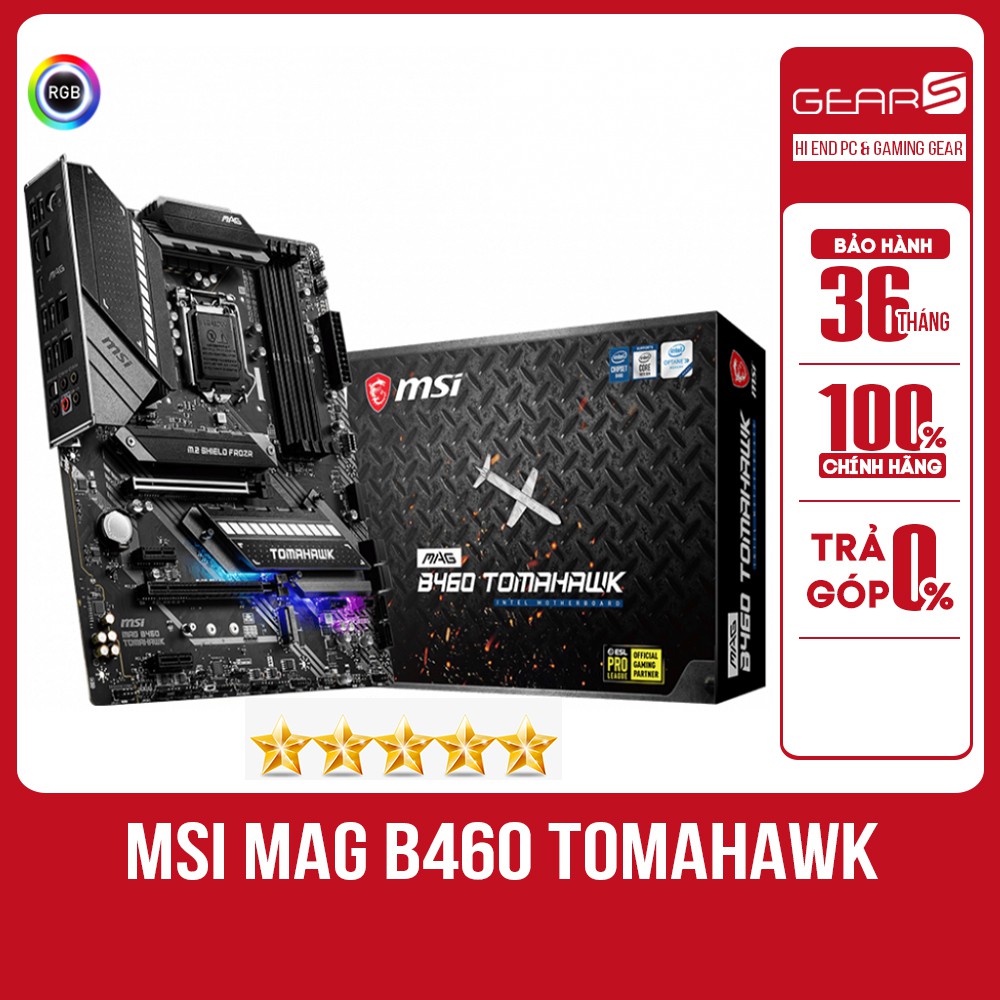 Bo mạch chủ MSI MAG B460 TOMAHAWK Bảo hành chính hãng Mai hoàng 36 ...