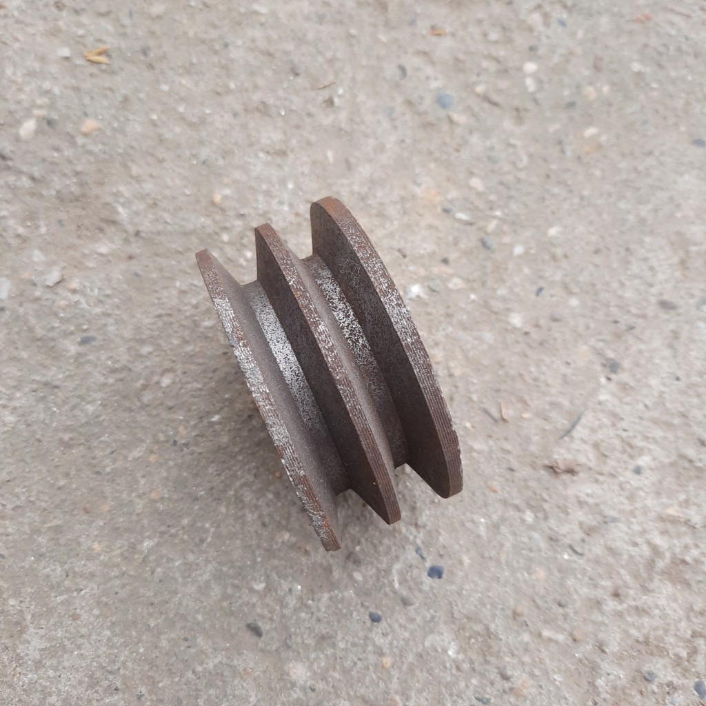 PULY gang 2 rãnh thăng bảng A ( DÂY CUROA BẢNG A) đường kính ngoài 80mm ...