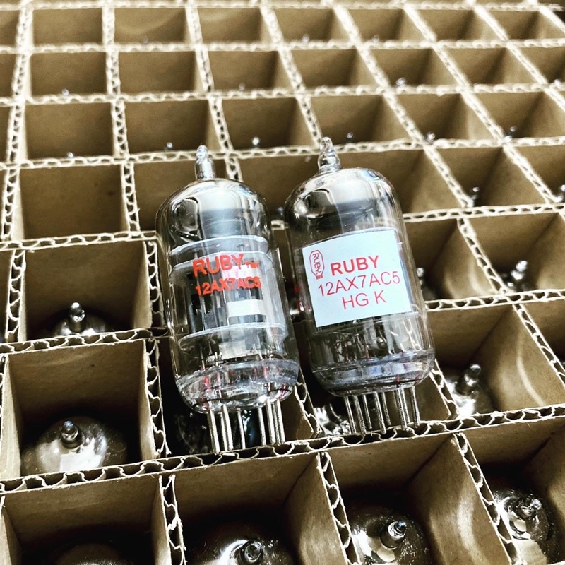 Bóng đèn 𝐏𝐫𝐞𝐚𝐦𝐩 Vacuum tube HG+ 𝐑𝐮𝐛𝐲 𝟏𝟐𝐚𝐱𝟕AC5 9 chân. | Shopee Việt Nam