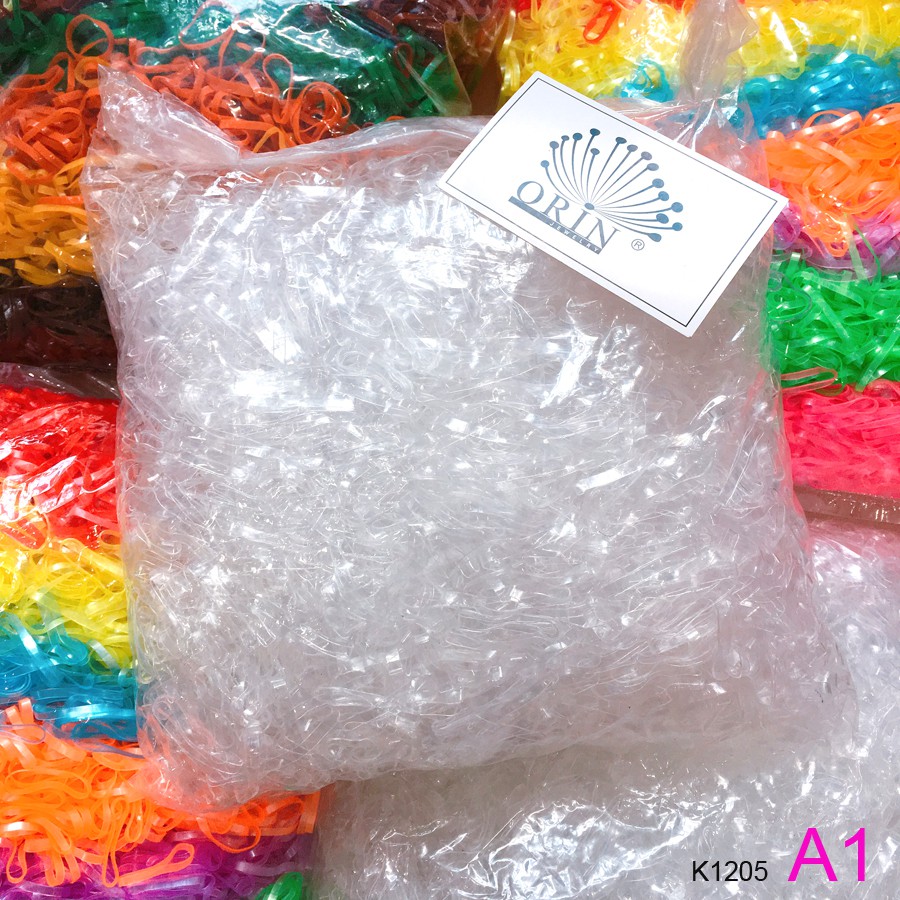 Sỉ túi bự 500g thun cột tóc nhiều màu siêu dai thời trang Orin K1205 | Shopee Việt Nam
