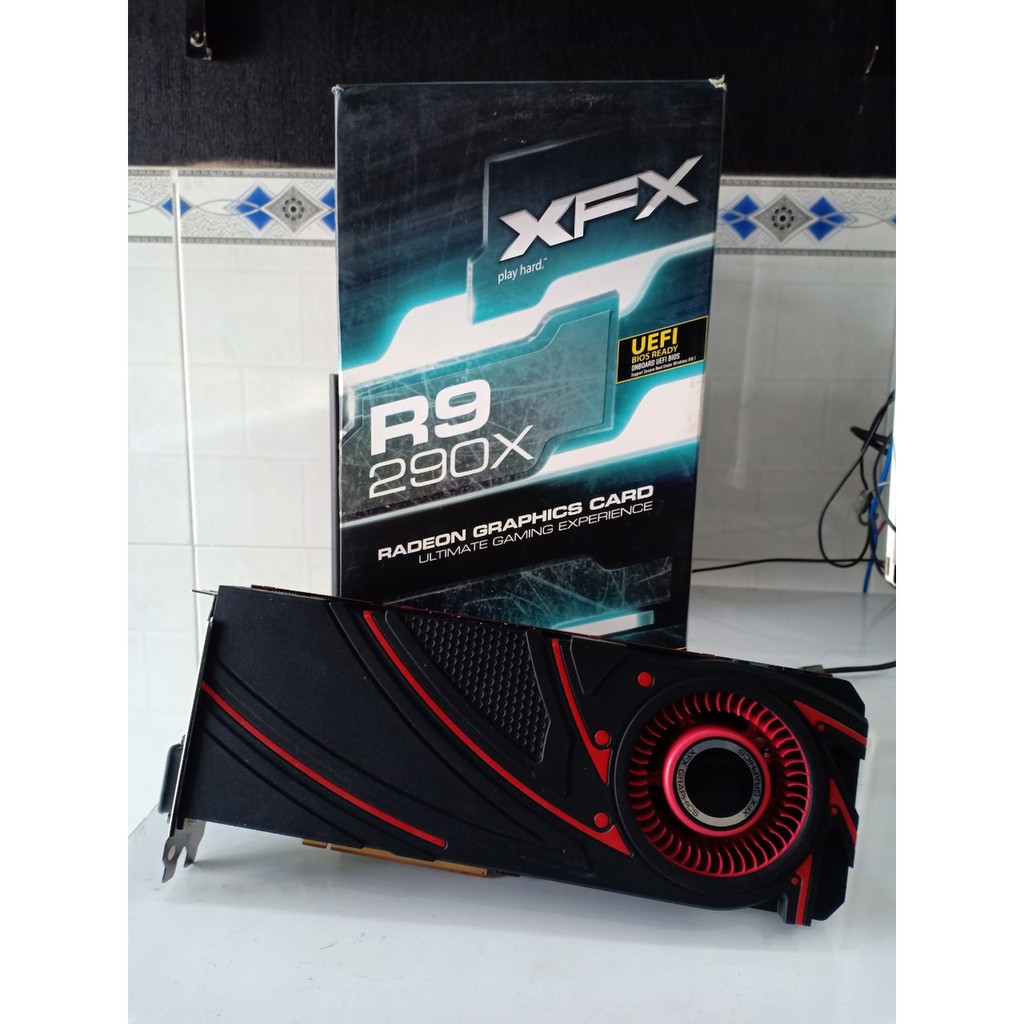 Card màn hình XFX R9 290X 4GB D5 mạnh tương đương GTX1060 | Shopee Việt Nam