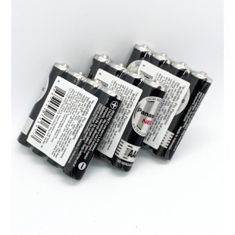 Pin AAA Panasonic Neo R03NT Loại Tốt Hàng Chính Hãng 12 viên | Shopee ...