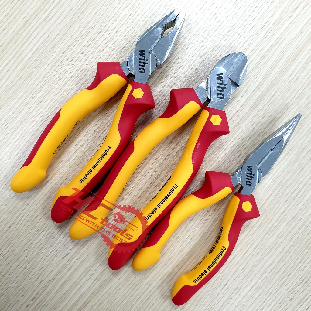 Bộ kìm cách điện 1000v Wiha Germany 26708 26711 267114 LINEMAN'S 43340 ...