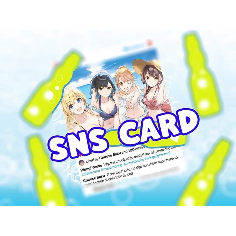 SNS CARD Chiramune ( Chitose Trong Chai Ramune ) Offline Rom-Com Meeting 2022 | Shopee Việt Nam