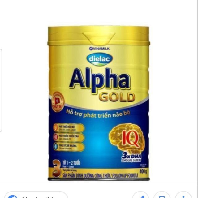 ( sale )Sữa dielac alpha gold 3 400g | Shopee Việt Nam