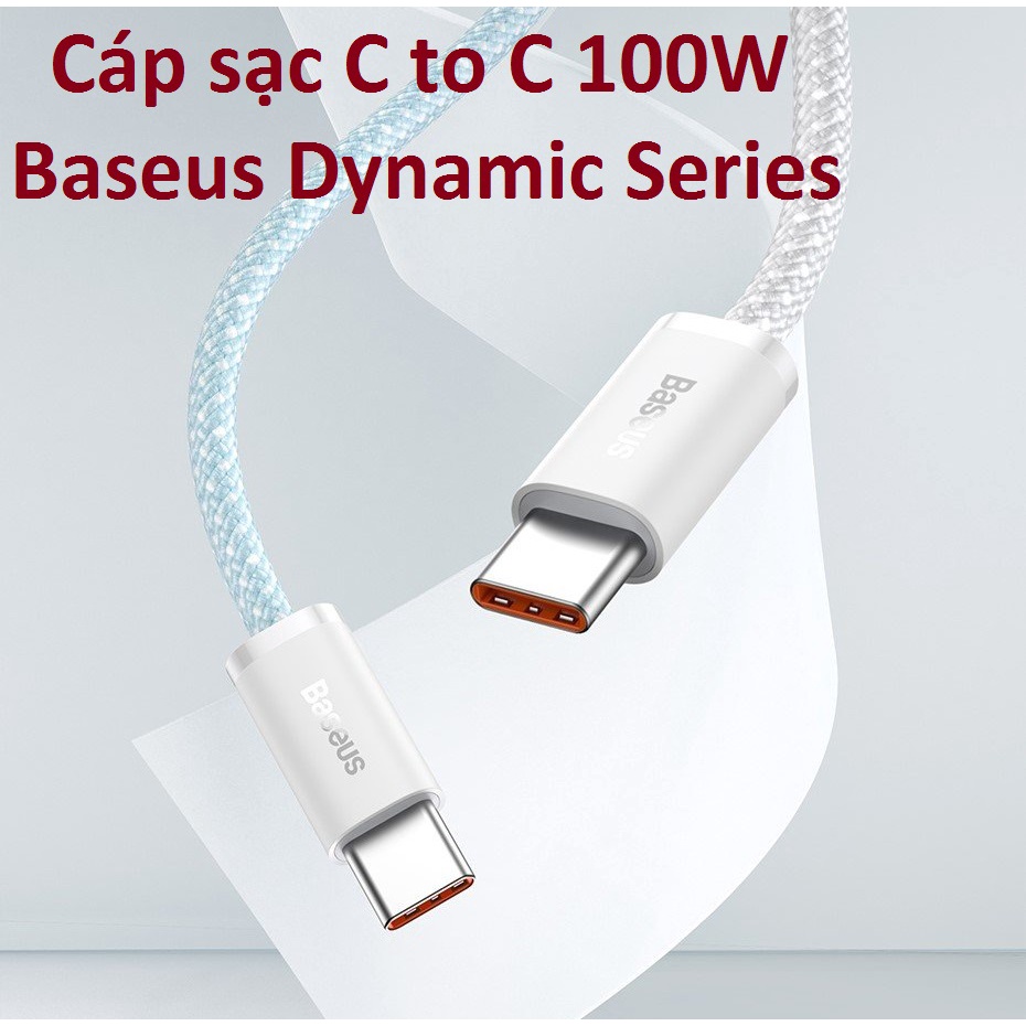 Cáp C to C 100W Baseus Dynamic Series (1m) | Shopee Việt Nam