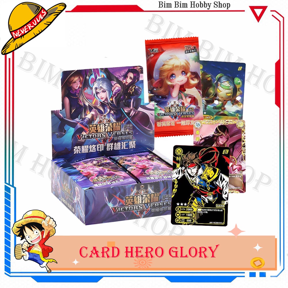 Thẻ nhân phẩm Hero Glory các loại set 5 thẻ ( Update liên tục ...