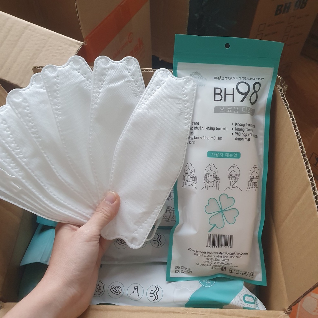 [50Cái] Khẩu Trang 4D MASK KF94 Công Nghệ Dập Hàng Quốc - Hàng Chính ...