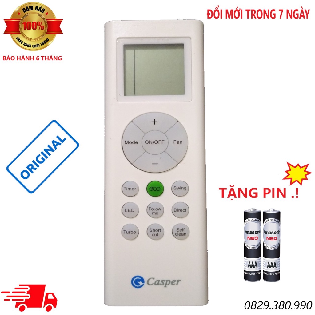 Remote Điều khiển điều hòa Casper 1&2 chiều Inverter- Hàng mới chính ...