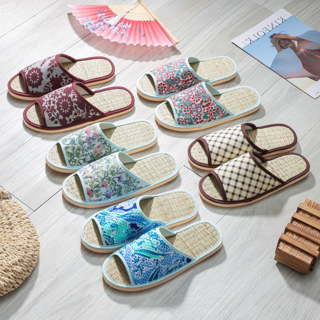 Dép Chiếu Cỏ Lác Tự Nhiên 100% Easy Life Slippers | Shopee Việt Nam