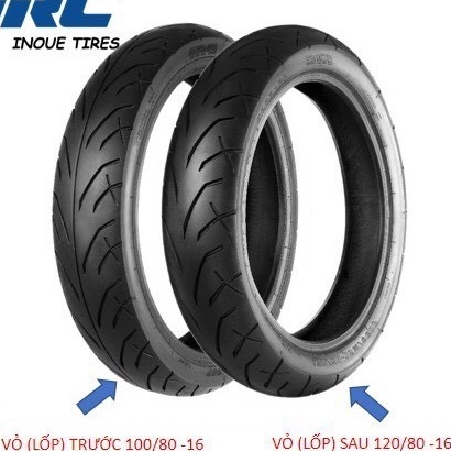 Vỏ xe máy IRC Inoue 100/80-16 TL SS-530F Trước SH | H2Motocare | Shopee ...