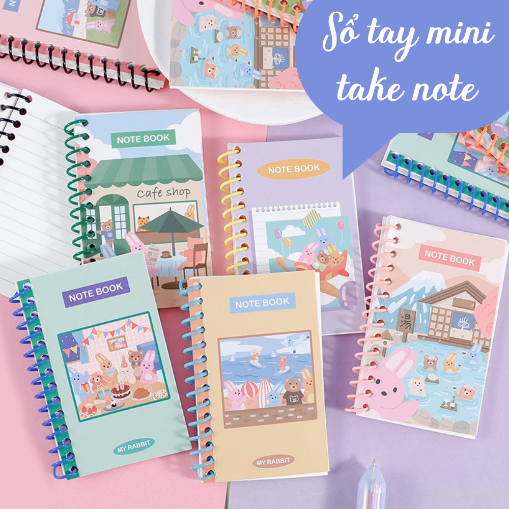 Sổ tay mini Take note Trang Trí sổ, viết nhật kí, ghi chú | Shopee Việt Nam