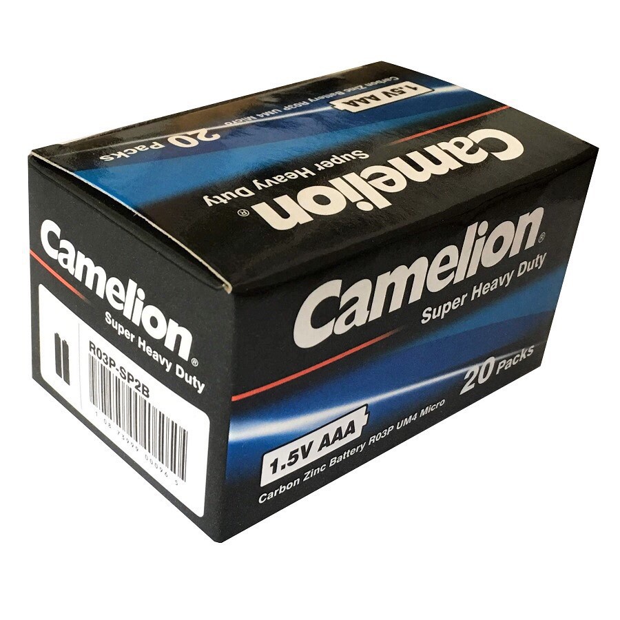Pin AAA Camelion Super Heavy Duty Hộp 20 Đôi/ pin đũa Camelion | Shopee ...