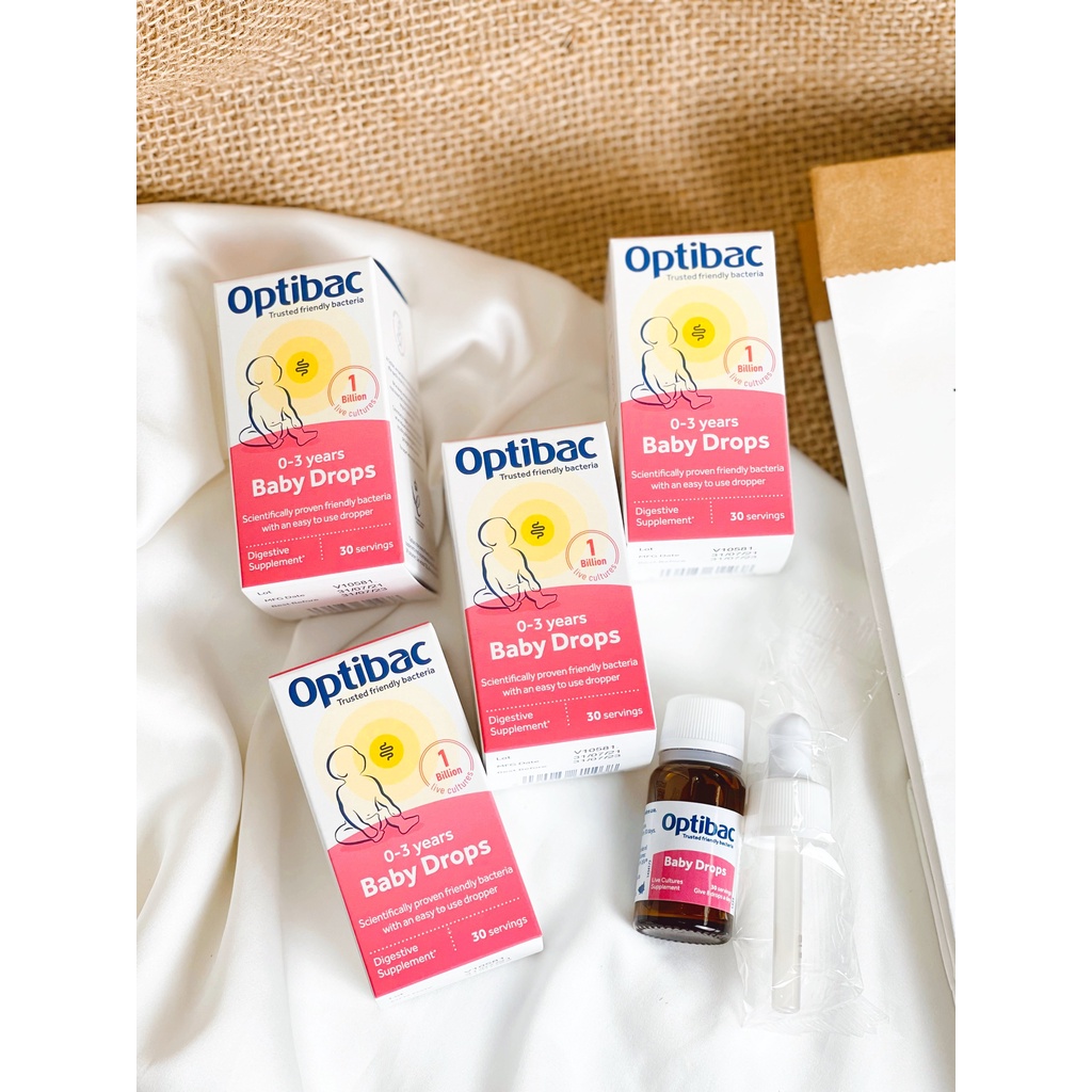 Men vi sinh Optibac Drop Hồng ( Dạng Nhỏ Giọt ) hàng chính hãng UK ...