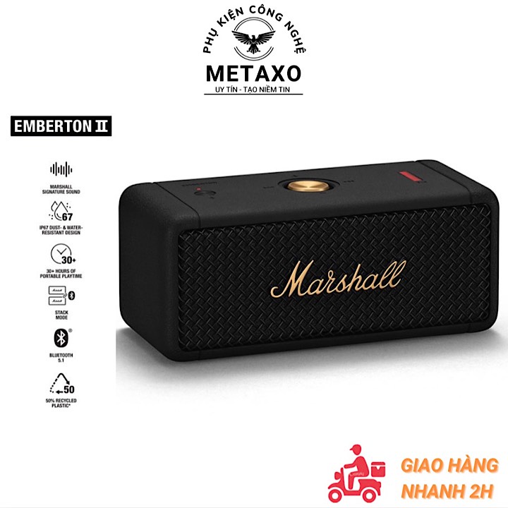 Loa Marshall Emberton âm thanh sối động, bass sâu.Hàng chính hãng | Shopee Việt Nam