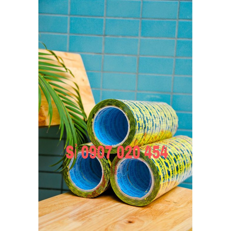 Băng keo niêm phong hàng dễ vỡ 100 yard cây 6 cuộn 1,2kg | Shopee Việt Nam