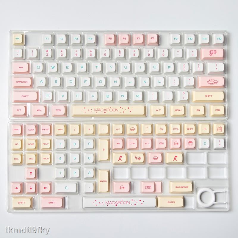 BÁN SỈ 131 Phím Macaron Keycap XDA Cấu hình PBT DYE-SUB dễ thương ...