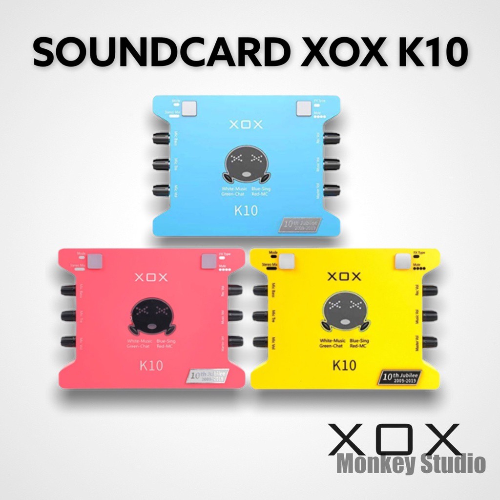 Sound card thu âm K10 bản đặc biệt kỷ niệm 10 năm | Shopee Việt Nam
