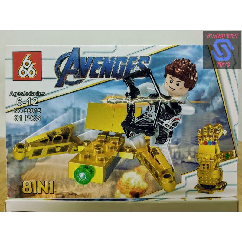 Đồ chơi Lego Minifigure Avengers Super Heroes 8in1 666 66015 lắp ráp găng tay vô cực | Shopee ...