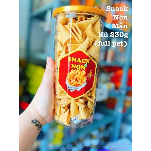 Bánh Snack nón mặn siêu ngon hủ 230g | Shopee Việt Nam