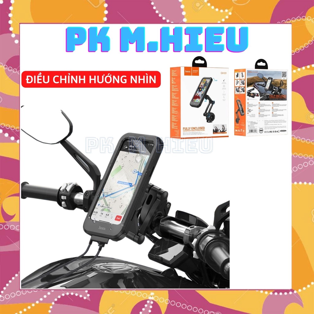 Giá Đỡ Điện Thoại HoCo CA101 chống nước gắn Xe Máy, Xe Đạp - Kẹp Điện ...