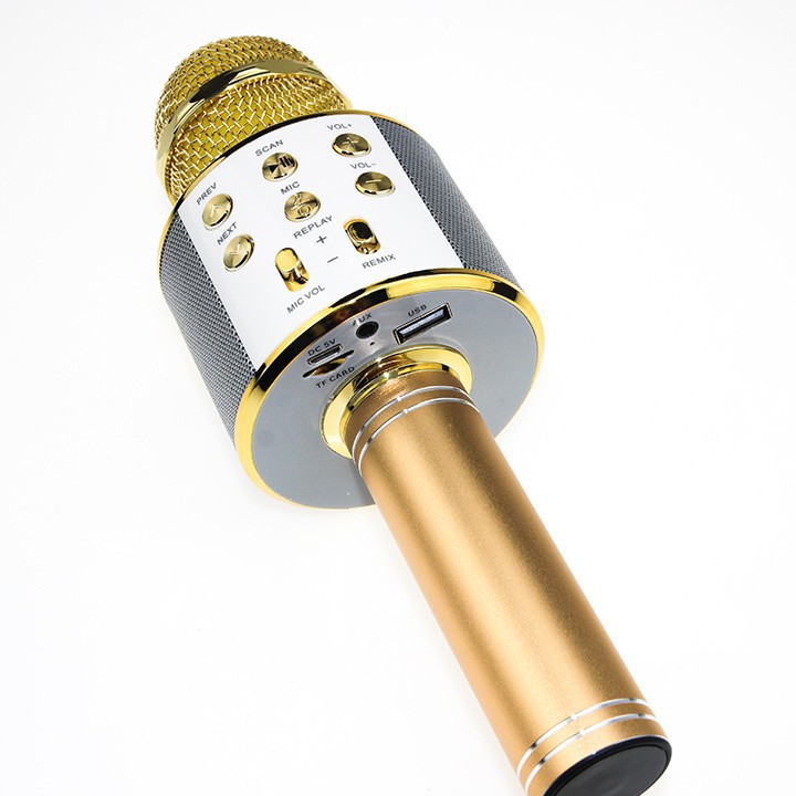 Micro Karaoke Bluetooth WS-858 | Shopee Việt Nam