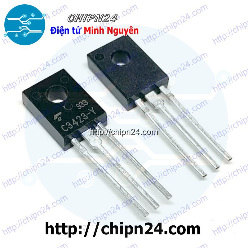 [2 CON] (KT1) Transistor C3423 TO-126 NPN 50mA 150V (1.2W 200MHz ...