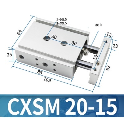 Xilanh CXSM20-10/15/20/25/30/35/40/50/60/75/100 SMC Chính hãng | Shopee Việt Nam