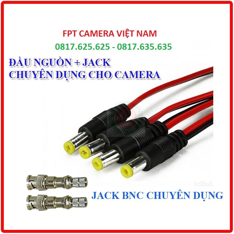 1 Đầu Nguồn Camera + 1 Jack BNC Camera | Shopee Việt Nam