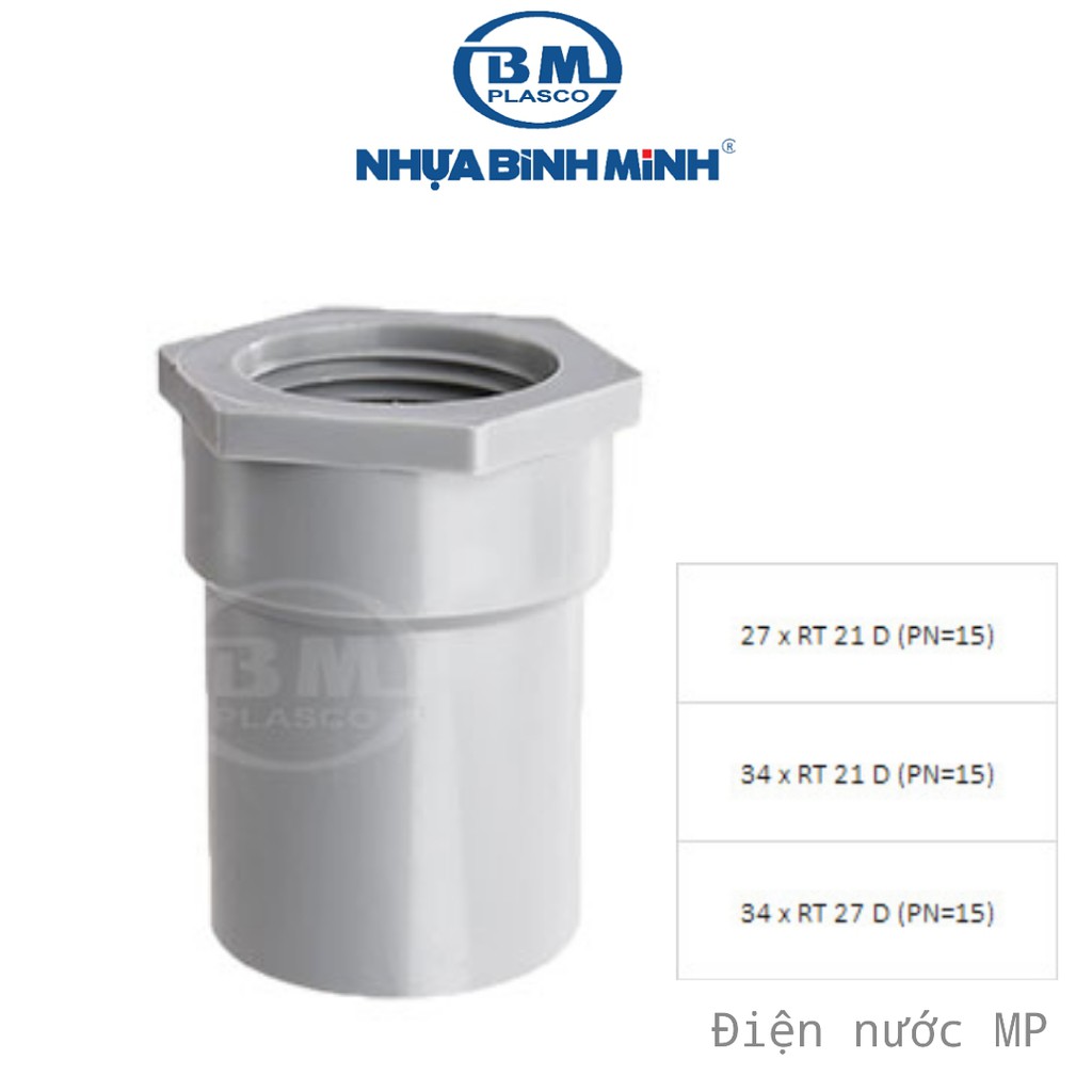 Nối rút có ren trong (nhựa) | Shopee Việt Nam