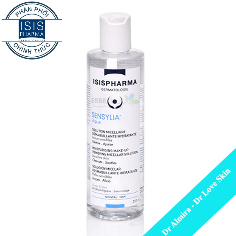 Tẩy trang dưỡng ẩm dành cho da nhạy cảm - ISIS PHARMA SENSYLIA Aqua ...