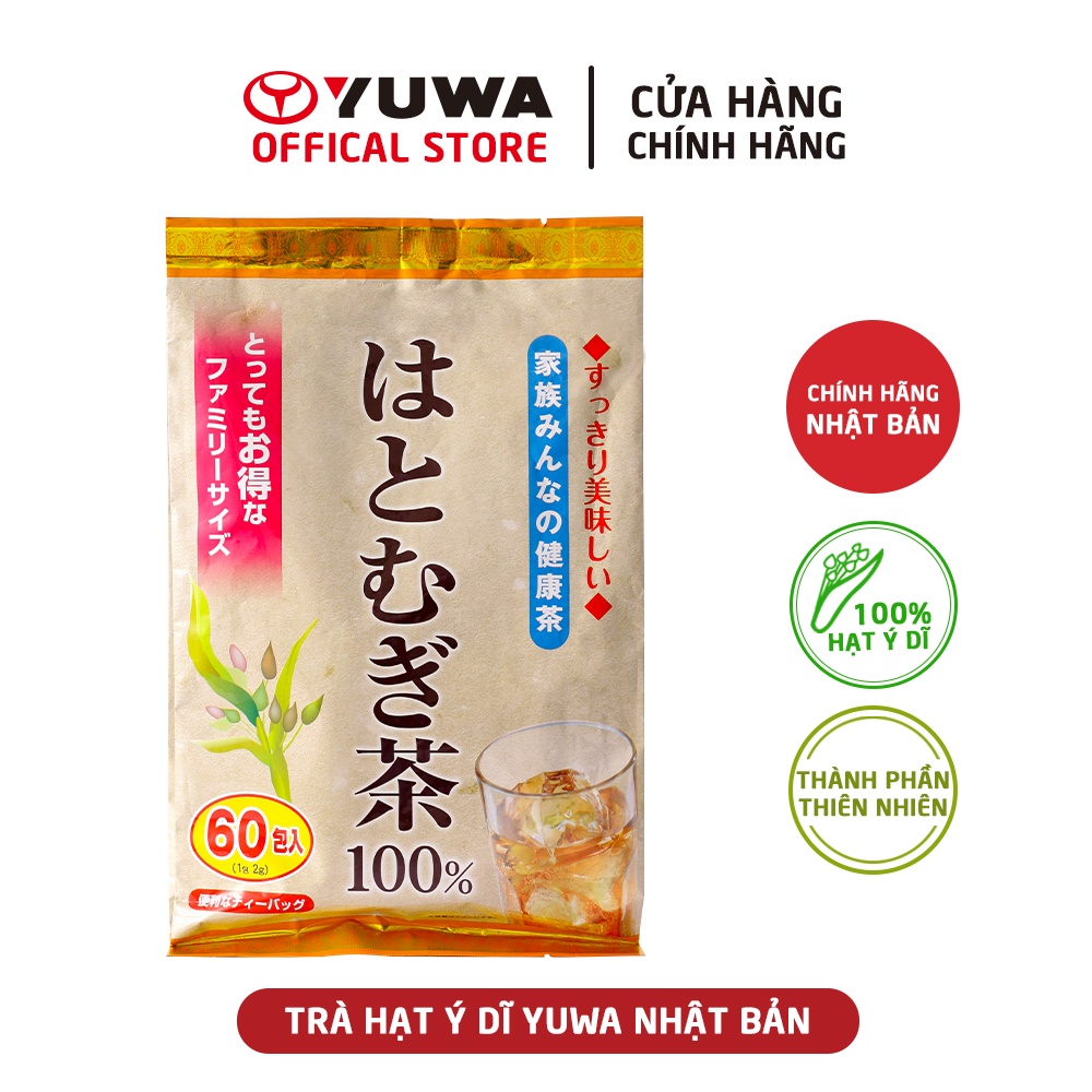 Trà Hạt Ý Dĩ Yuwa 100% Chiết Xuất Từ Hạt Ý Dĩ Thanh Nhiệt, Giảm Mụn Nhọt, Hỗ Trợ Giảm Cân, Tốt ...