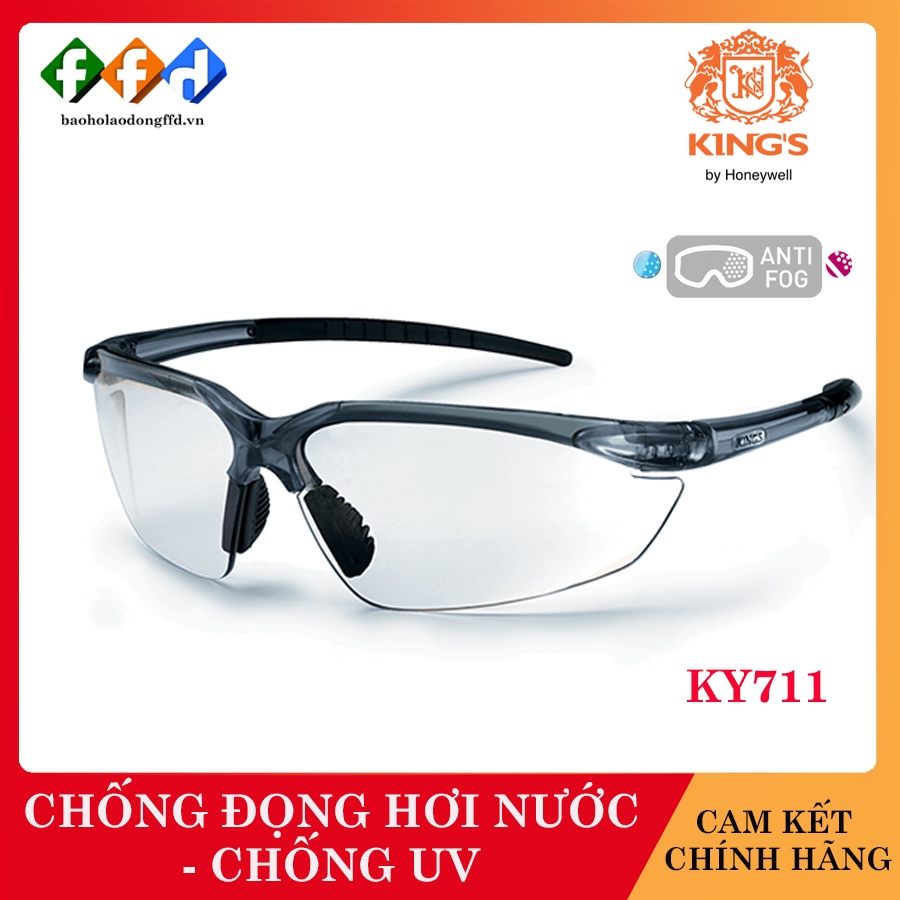 Kính bảo hộ Kings KY711 Kính chống bụi, chống đọng sương, chống tia UV ...