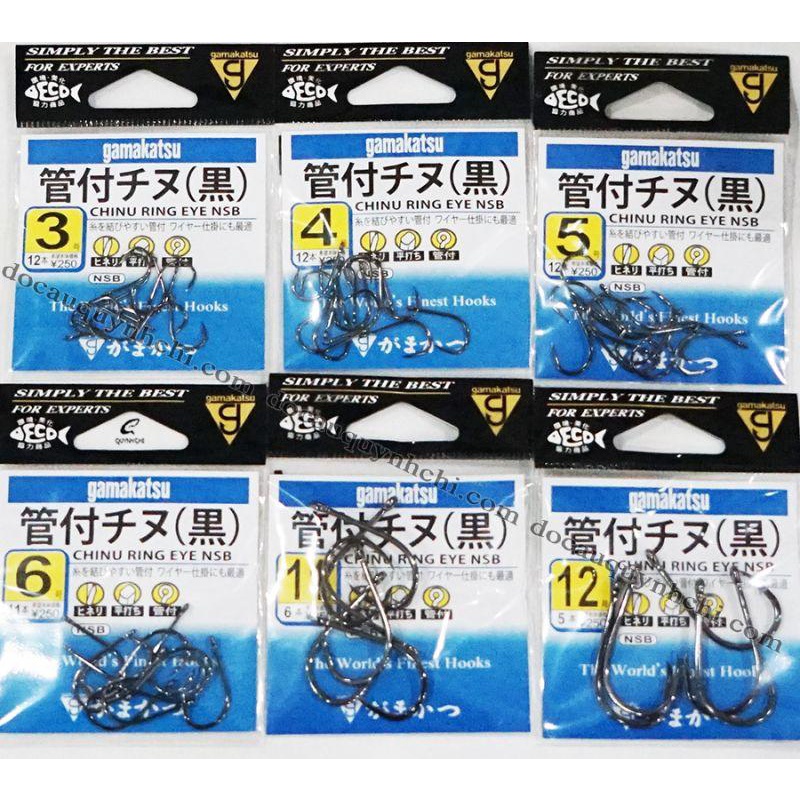 LƯỠI 1 GAMAKATSU CHINU RING EYE NSB 66810 - LƯỠI ĐÀI LƯỠI CÂU ĐƠN GAMAKATSU [ĐỒ CÂU QUỲNH CHI ...