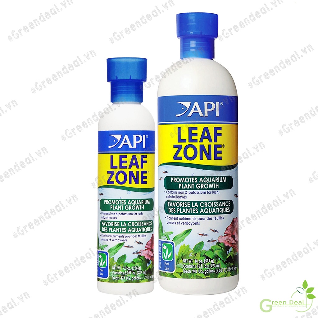 API - Leaf Zone (Chai 473 ml) | Phân nước thủy sinh bổ sung Sắt và Kali cho cây thủy sinh sắc đỏ ...