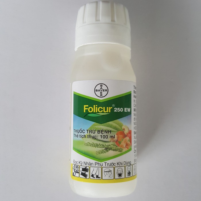 THUỐC TRỪ BỆNH cây trồng FOLICUR 250EW - 100ML | Shopee Việt Nam