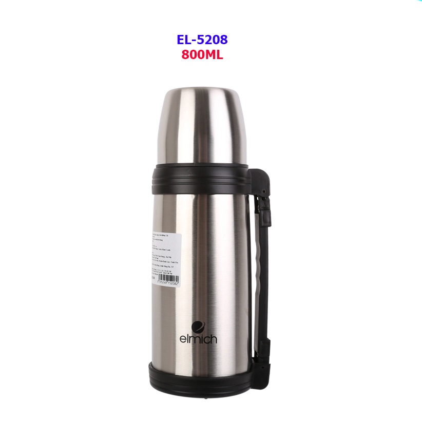 Bình Giữ Nhiệt Elmich Inox 304 Cao Cấp Thiết Kế 3 Lớp, Dung Tích 800ml / 1000ml EL-5208 / EL ...