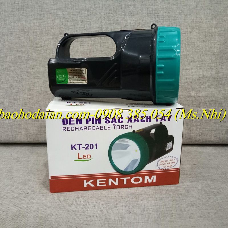 Đèn pin sạc KenTom KT-201 - Hình thật | Shopee Việt Nam