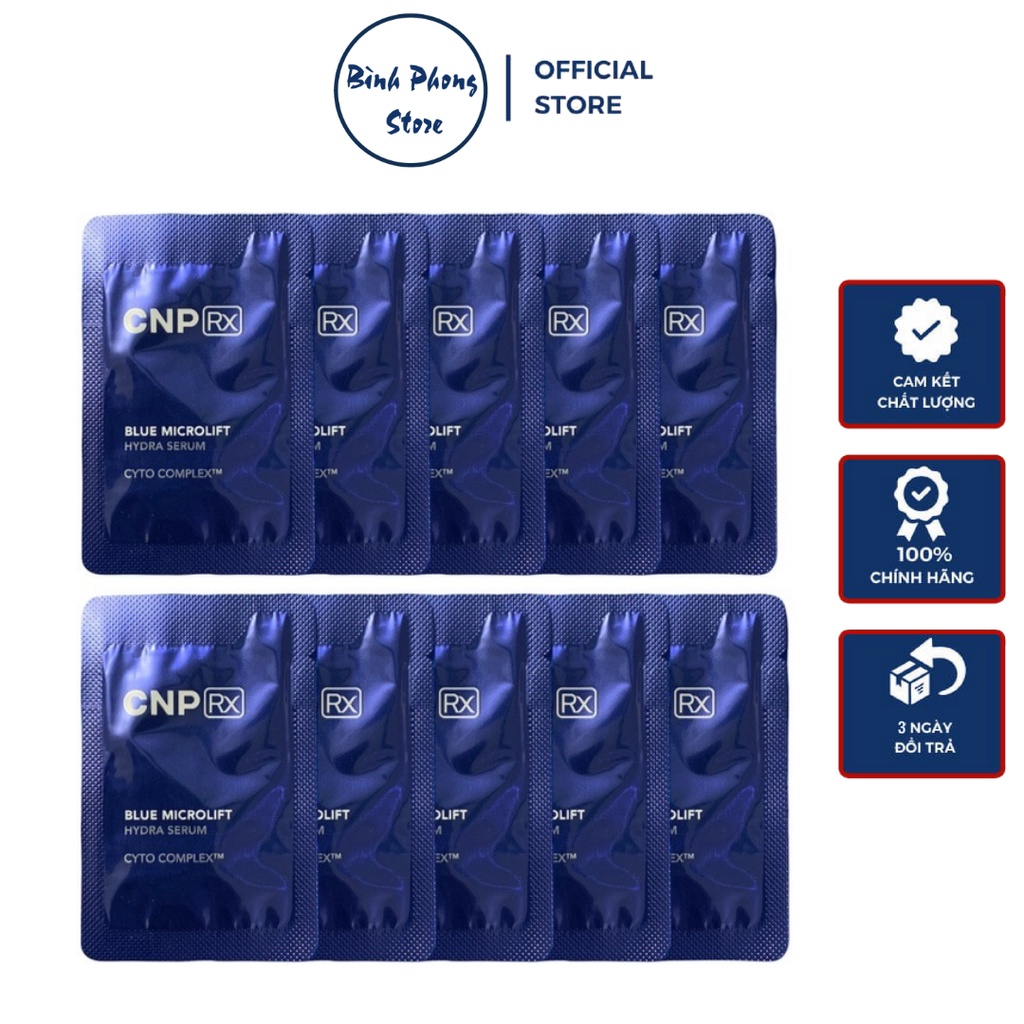 Gói Tinh Chất Cấp Nước Phục Hồi Da Cnp Blue Microlift Gói 10ml Hàn Quốc ...