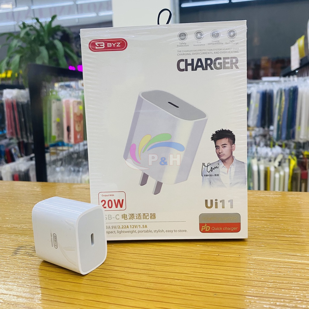 Cốc Sạc Nhanh 20W 3C BYZ Ui11 | Shopee Việt Nam