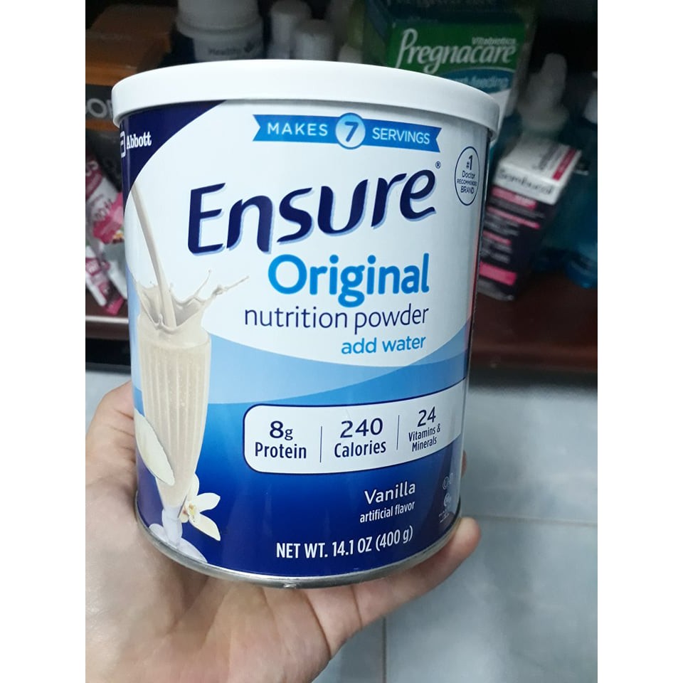 Sữa bột Ensure Original Nutrition Powder hộp 397g của Mỹ | Shopee Việt Nam