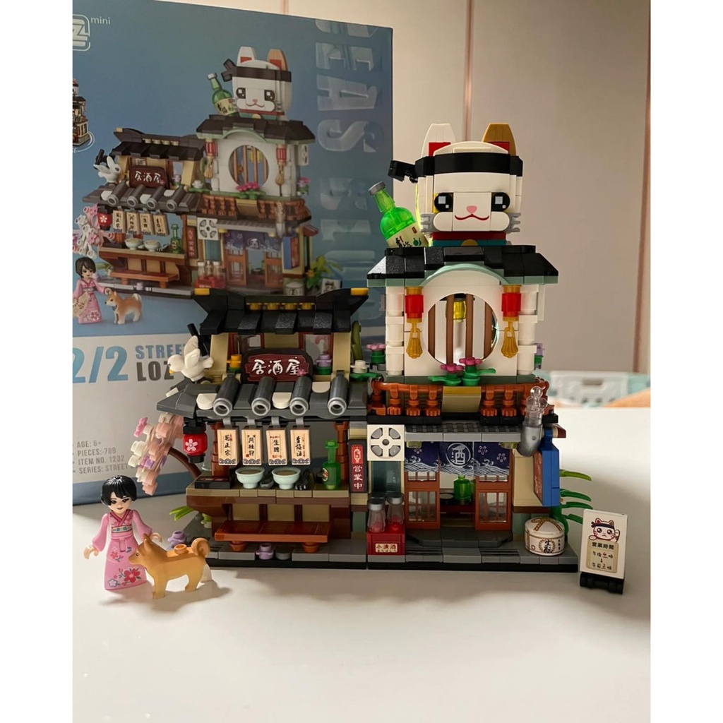 Mô Hình Lắp Ghép Nhà Hàng Nhật, Quán Ăn LOZ Building Blocks Mini ...